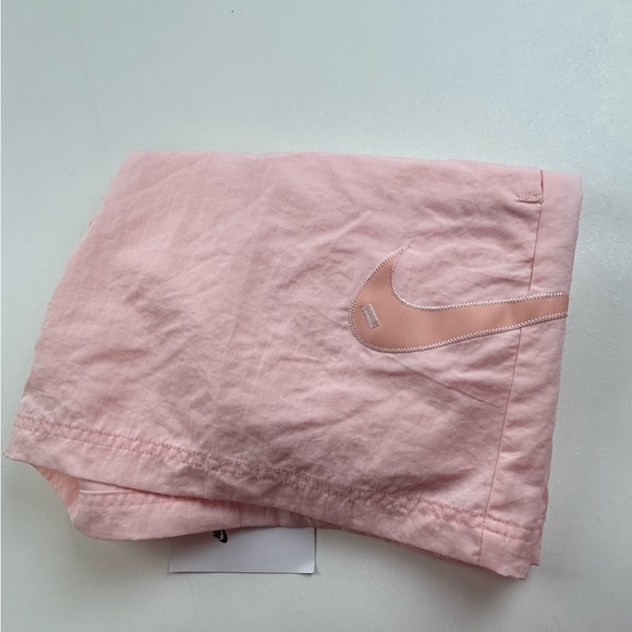 Nike | Shorts | Nike Sz M Swoosh Baller High Rise Loose Fit Easy Pink ...